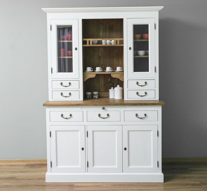 Elegantes Buffetschrank Weiss Vintage Bilder
